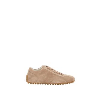 Tod's Femme, Chaussures, Beige, Taille: 37 1/2 EU Panelled Baskets