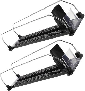 Garneck 2 Stück Getränke Nachfüllschieber Aus Kunststoff Dosen Organizer Für Kühlschrank Automatischer Getränkeschieber Robustes Material Für Supermärkte Und 