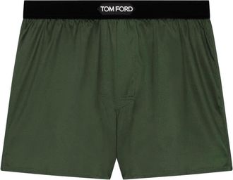 Tom Ford Seiden-Boxershorts - - Underwear - Herren - Gr&uuml;n - M