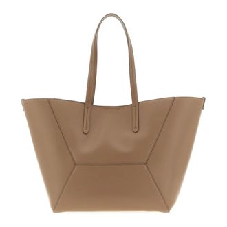 Brunello Cucinelli BC Duo Gro&szlig;e Schultertasche - - Bags - Damen - Beige - ONE SIZE