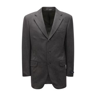 Burberry A5330 Drop Blazer - - Jackets - Herren - Grau - S