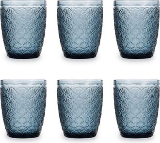 Bidasoa Blue Moon Set mit 6 Gl&auml;sern, Glas, 24 cl, andere Gl&auml;ser, k&uuml;hlschrankgeeignet, nicht mikrowellengeeignet, umweltfreundlich