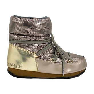 Moon Boot Botte &agrave; effet m&eacute;tallis&eacute; - Femme - Chaussures - Gris - Taille: 39 EU