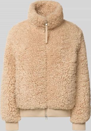 Marc O'Polo Denim Regular Fit Teddyjacke mit Stehkragen