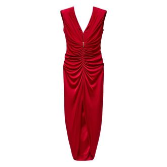 Versace Viskose-Jersey-Abendkleid - - Dresses - Damen - Rot - S