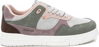 Refresh Sneakers Femme Khaki - Chaussures Confortables et polyvalentes - Mode décontractée - Modèle 17234603 (Taille38)