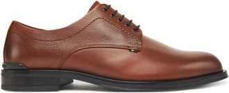 Tommy Hilfiger Halbschuhe Corporate Hilfiger FM0FM05581 Braun