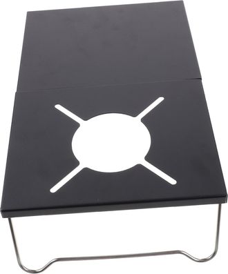 Cabilock Kompakter Faltbarer Campingtisch aus Robustem Edelstahl Tragbarer Outdoor Tisch f&uuml;r Picknick Grillen Wandern und Camping Leicht zu Transportieren und 