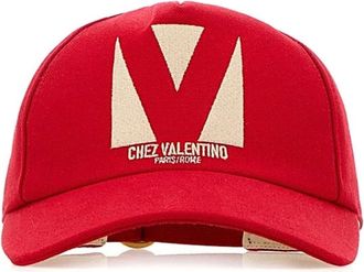 Valentino Garavani Femme, Accessoires, Rouge, Taille: 58 CM Casquette de baseball Chez Valentino