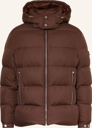 HUGO BOSS Steppjacke Colter Mit Abnehmbarer Kapuze braun