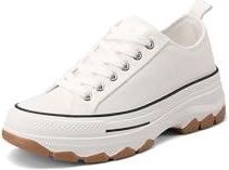 Queen Helena Baskets Platform Femme XZ003, Blanc, 37 EU