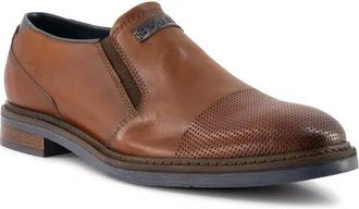 Bugatti Herren Slipper braun Glattleder