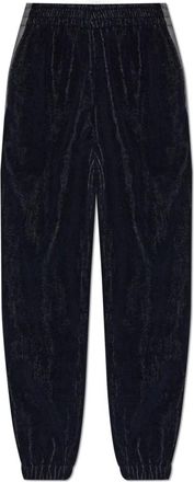 Versace unisex, Pantalons, Bleu, Taille: XS Pantalon de surv&ecirc;tement en jacquard de coton &eacute;ponge