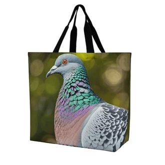 Generic Colombe Grise Sac Fourre-Tout Pliable Sacs Imperm&eacute;able Sac A Main Femme Pour Quotidienne Shopping Universit&eacute;