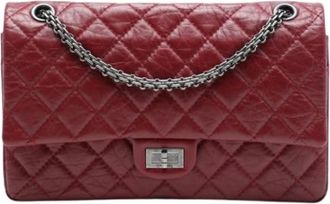 Chanel Sac bandouli&egrave;re classique double rabat Pre-owned - Femme - Pre-owned - Rouge - Taille: ONE Size