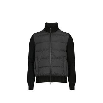 Moncler Veste bi-mati&egrave;re &agrave; col montant