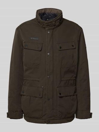 Camel Active Jacke mit Stehkragen und Pattentaschen