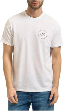 Calvin Klein Homme, Tops, Blanc, Taille: XL T-Chemises