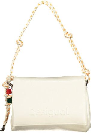 Desigual Femme, Sacs, Blanc, Taille: ONE Size Half Logo Bag Venecia 4.0