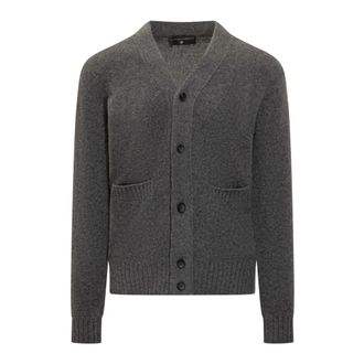 FILIPPO DE LAURENTIIS Homme, Pulls, Gris, Taille: XL Cardigan