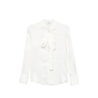 Mazzarelli Pussy-bow Silk Blouse