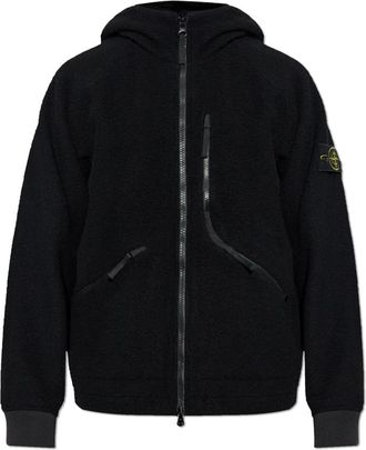 Stone Island Homme, Vestes, Noir, Taille: XL Veste Panno Ratinato
