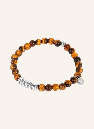 Tateossian Tateossian Armband Classic Discs braun