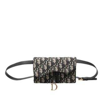Dior Pre-owned Vintage G&uuml;rteltasche - - Pre-owned - Damen - Blau - ONE SIZE