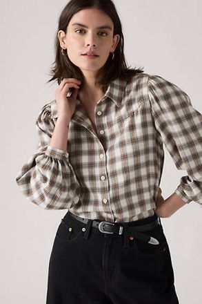 Levi's Chemise Western Journey - Femme - Marron / Marfa Plaid Bison Flannel - L