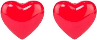 Moschino Femme, Accessoires, Rouge, Taille: ONE Size Earrings