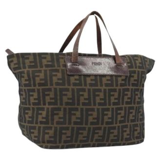Fendi Pre-owned Zucca Canvas Tote Bag - - Pre-owned - Damen - Braun - ONE SIZE