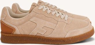 Faguo Baskets beige clair cuir & su&egrave;de - HAZEL