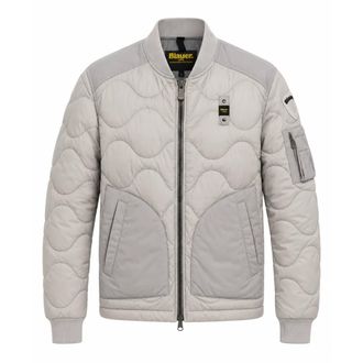 Blauer College Puffer Jacket - - Jackets - Herren - Grau - 2XL