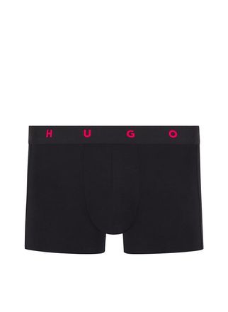 HUGO BOSS Herren Trunks blau,schwarz Baumwolle & Mix unifarben