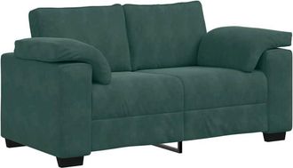 vidaXL Zweisitzer-Sofa Dunkelgrün 120 cm Samt Vidaxl