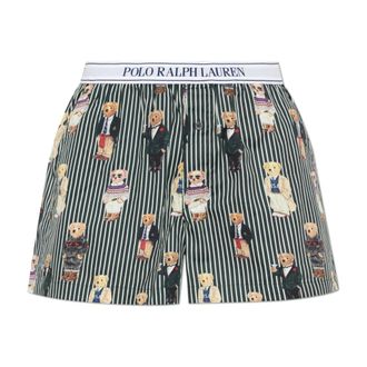 Polo Ralph Lauren Heritage Bear Woven Boxer - Femme - Sous-v&ecirc;tements - Multicolore - Taille: 44 FR