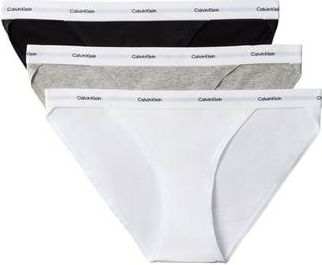 Calvin Klein Lot de 3 culottes en coton m&eacute;lang&eacute;
