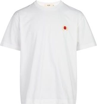 Olow T-shirt Happy flower ample imprim&eacute; en coton