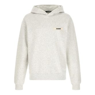 Jacquemus Le Sweat &agrave; capuche Gros Grain - Homme - Sweatshirts et sweats &agrave; capuche - Gris - Taille: L