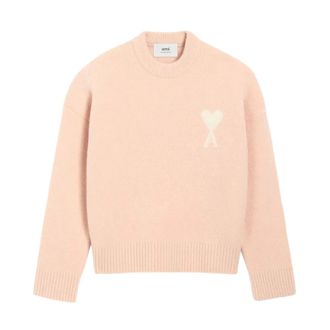Ami Homme, Pulls, Rose, Taille: XS ADC Crew-neck Sweater