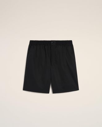 Ami Short Noir En Sergé Noir - XXL - Homme