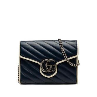 Gucci Pre-owned Wallet on Chain - Femme - Pre-owned - Bleu - Taille: ONE Size