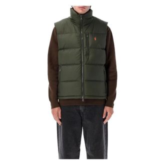 Polo Ralph Lauren Gepolsterte Puffer Weste f&uuml;r M&auml;nner - - Jackets - Herren - Gr&uuml;n - S
