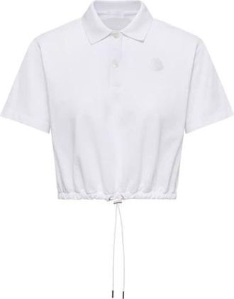 Moncler Femme, Tops, Blanc, Taille: 38 FR SS Polo