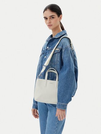 Calvin Klein Handtasche Calvin Klein Ck Must Small Tote K60K612904 &Eacute;cru