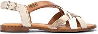 Pikolinos Sandales Plates en Cuir ALGAR pour Femme Color Marfil