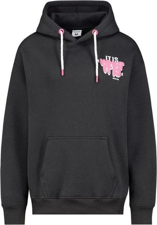 Sublevel Hoodie mit It Is What It Is-Print und Tasche Sweat it Is What It Is