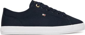 Tommy Hilfiger Sneakers Th Foxing Sneaker Canvas FW0FW09170 Dunkelblau