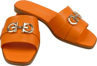 Ferragamo Sandalen - Sandals Orange - Gr. UK_7_5 - in Orange - für Damen
