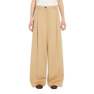 Max Mara Femme, Pantalons, Brun, Taille: 40 FR Pantal&oacute;n Nebbie